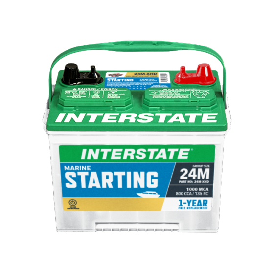 InterState 24M-XHD Starting Battery - MotoMarine